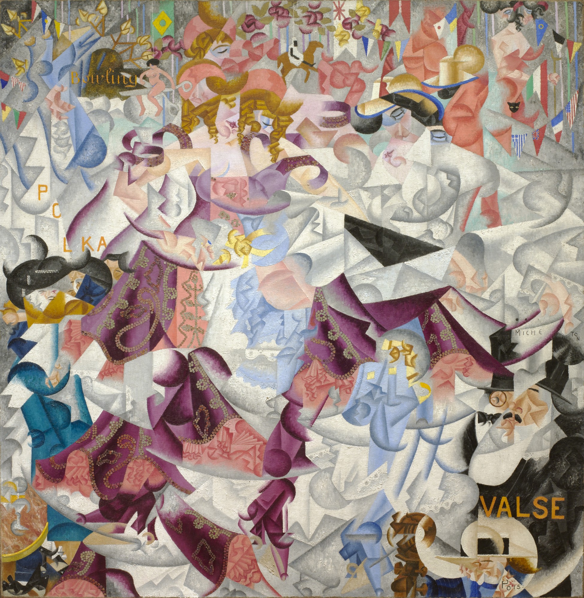 Dynamic Hieroglyphic of the Bal Tabarin [Gino Severini] | Sartle ...