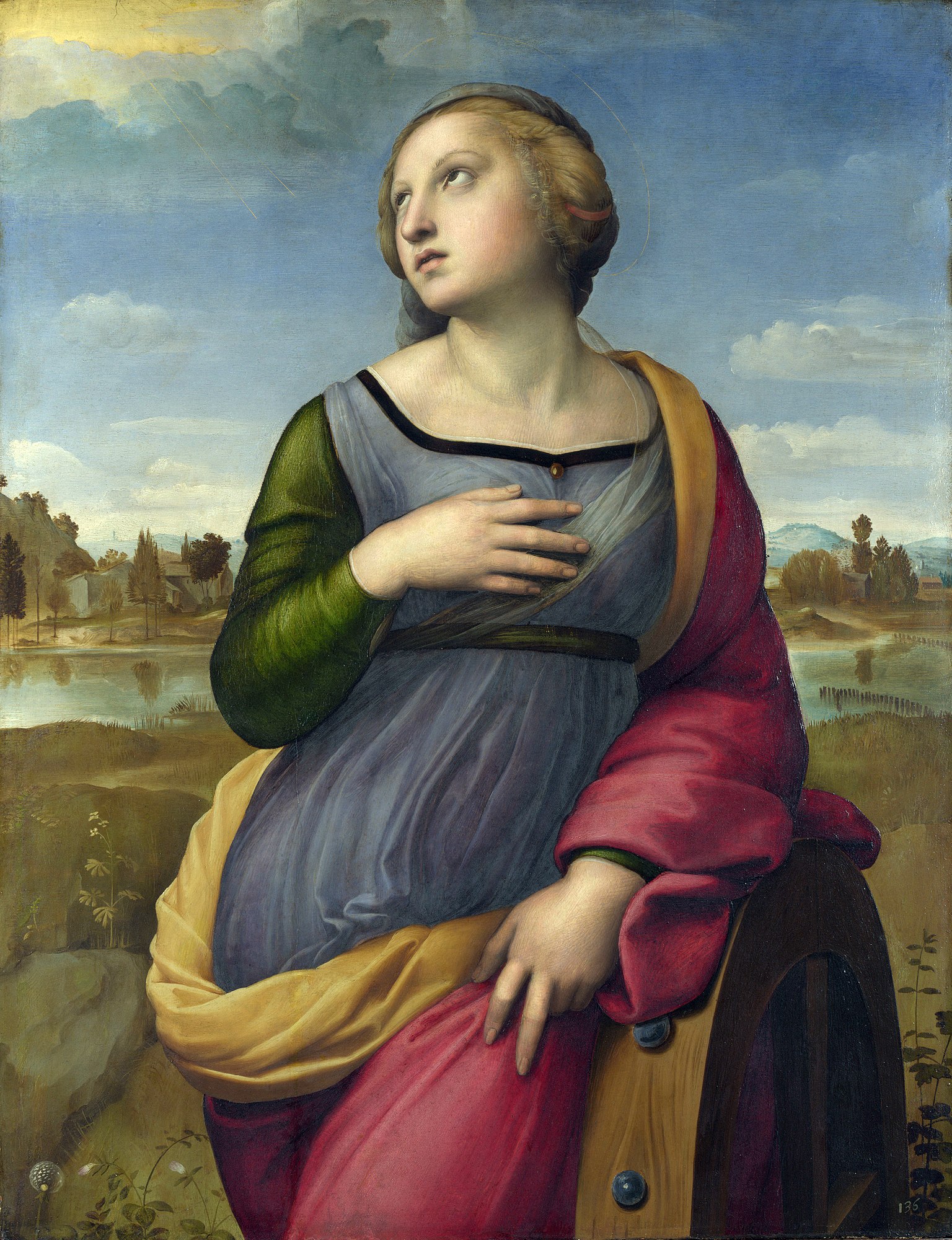 Saint Catherine of Alexandria [Raphael] | Sartle - Rogue Art History
