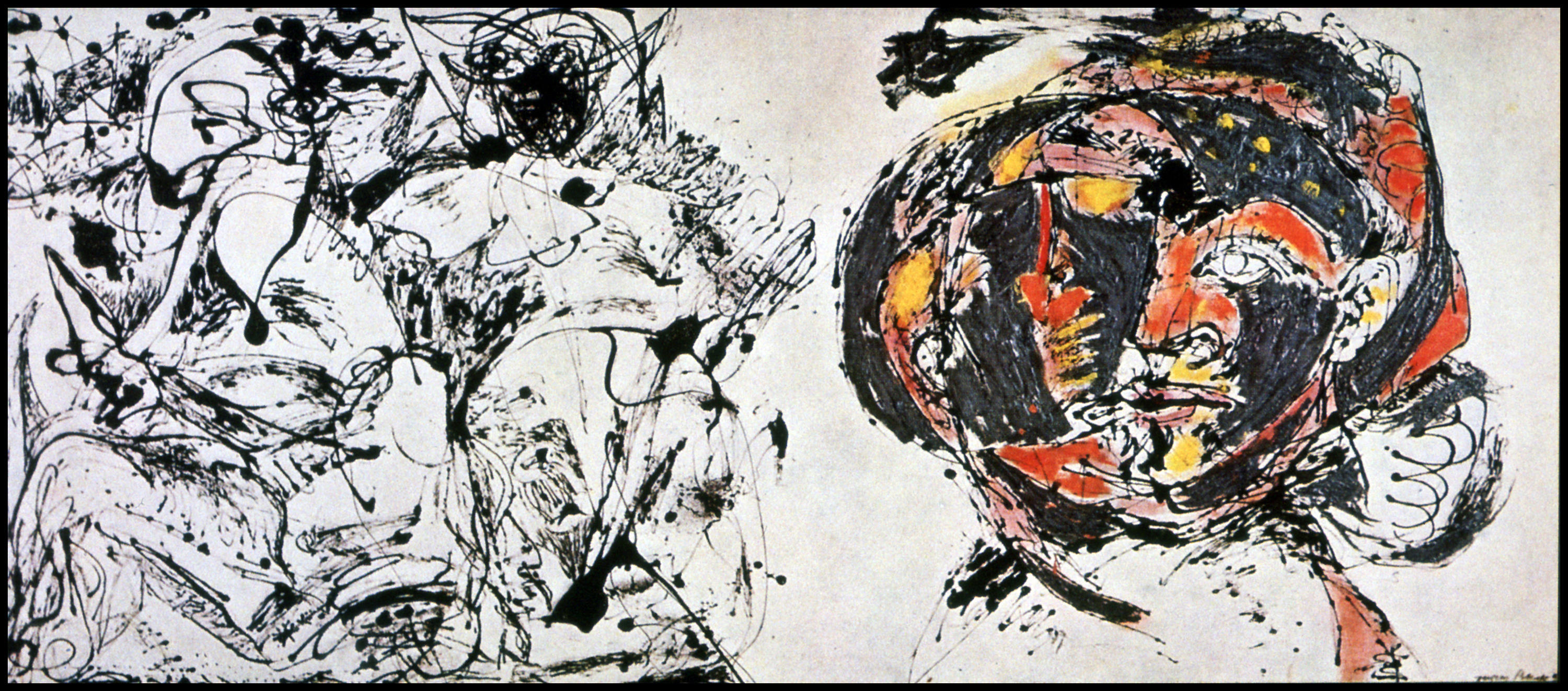 Jackson Pollock Self Portrait